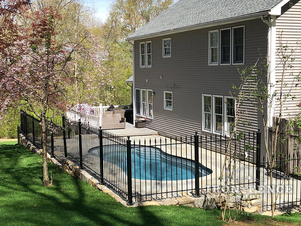 Installing an Iron Fence on Top of a Wall or Concrete Slab – Iron Fence ...